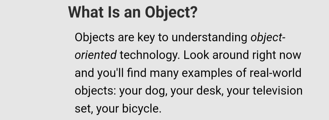 Objectifying… – The joy of creating